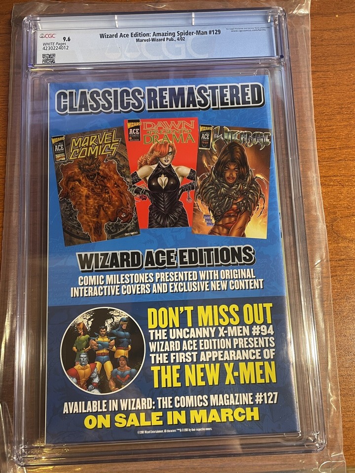 Amazing Spider-Man #129 (Wizard Ace Edition) CGC 9.6 1st Punisher ...