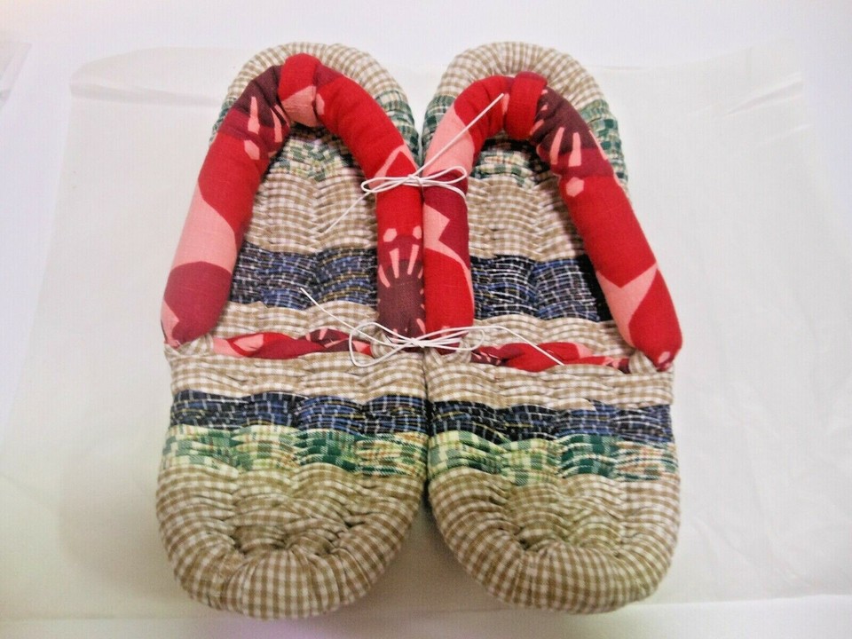 Slippers Sandals Hand made in Japan cloth Slippers New for Hygienically ...