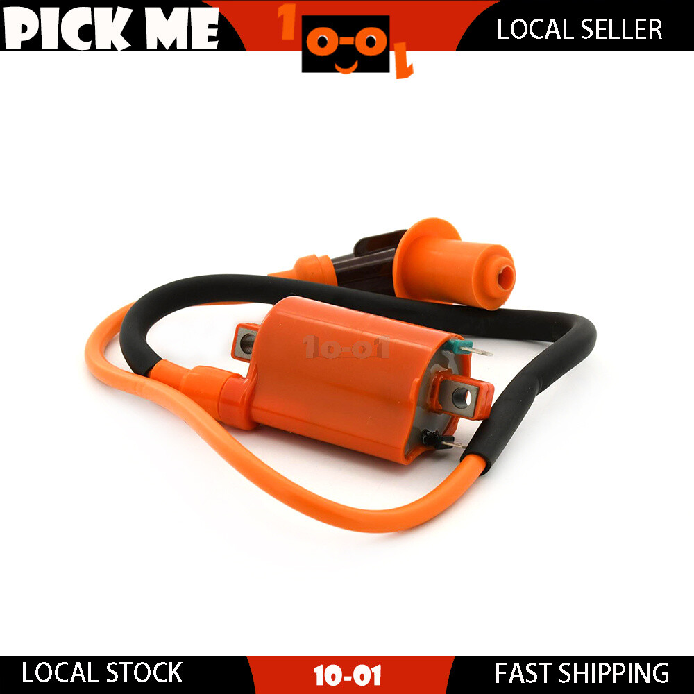 Ignition Coil 12V With Lead&Plug Cap Fit Yamaha SRX400 XT600E Engine ...