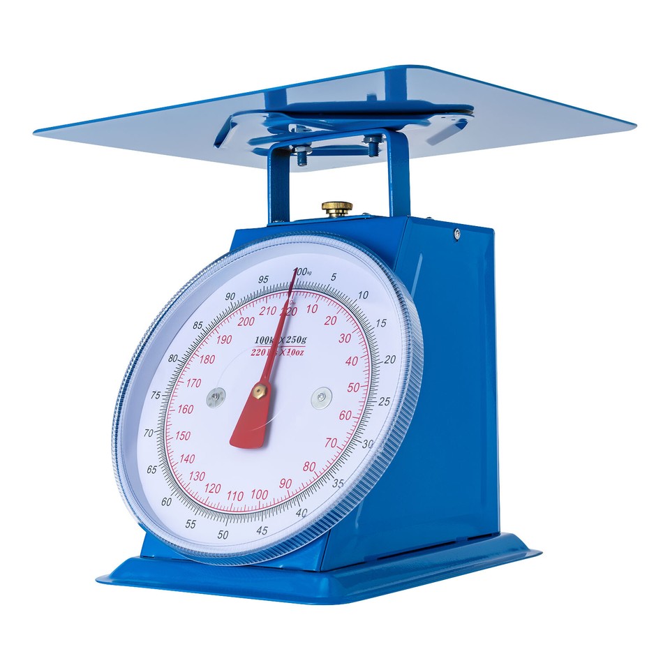 220-LBS Heavy Duty Portion-Control Mechanical Dial Scale Industrial ...