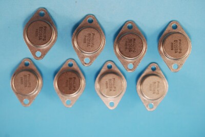 8 Pieces Philips BU208A NOS NPN Silicon High Voltage Power Transistors ...