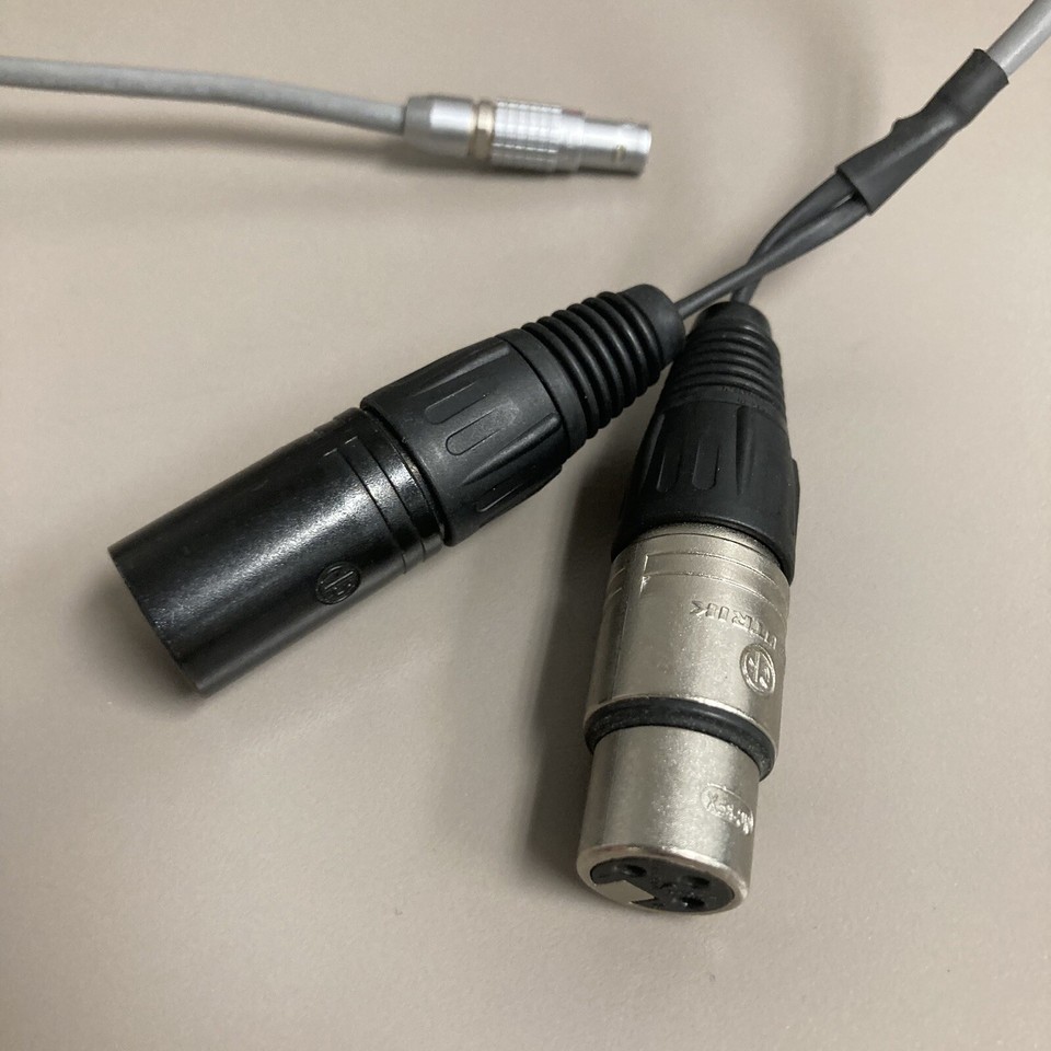 5-Pin Lemo to 3-Pin XLR Male and Female Timecode Cable | eBay