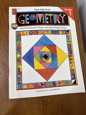 GEOMETRY GRADE 1 Experimenting With Shapes and Spatial Relationships | eBay