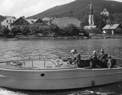 WWII Photo US Army General George S. Patton on Boat World War Two WW2 ...