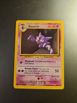 Pokémon TCG Haunter Base Set 29/102 Regular Unlimited Uncommon | eBay