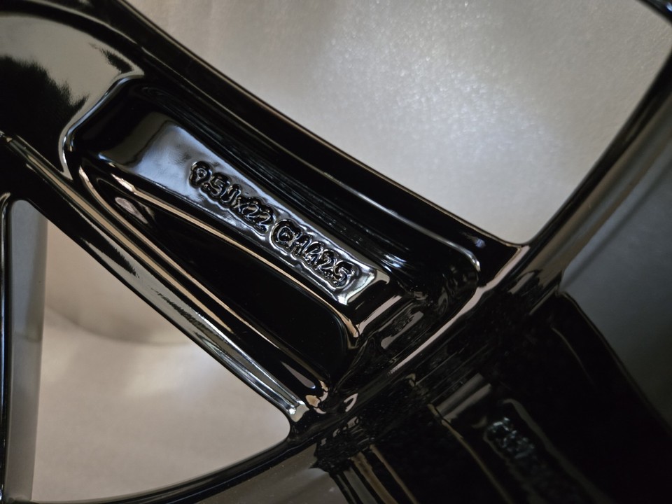 Original 22" Range Rover OEM 5127 Wheels Black Rims Tires 22-25 SV SVR ...