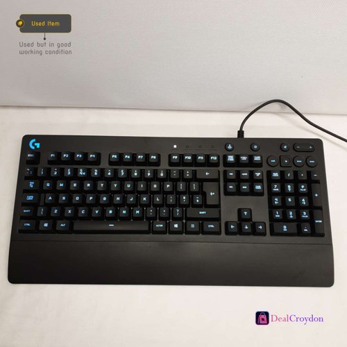 LOGITECH G G213 RGB WIRED GAMING KEYBOARD LIGHTSYNC BACKLIT KEYS UK | eBay