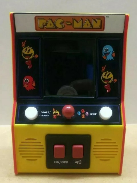Pacman Classic Electronic Arcade Handheld Play Bandai Namco 09530 Works ...