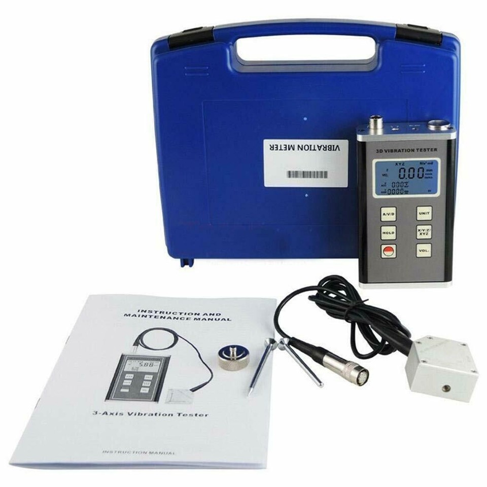 Portable Vibration Meter Tester Vibration Analyzer Handheld Vibration ...