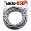 LOT Braided Micro usb data sync cable cord 3,5,10 FT for Android Cell ...