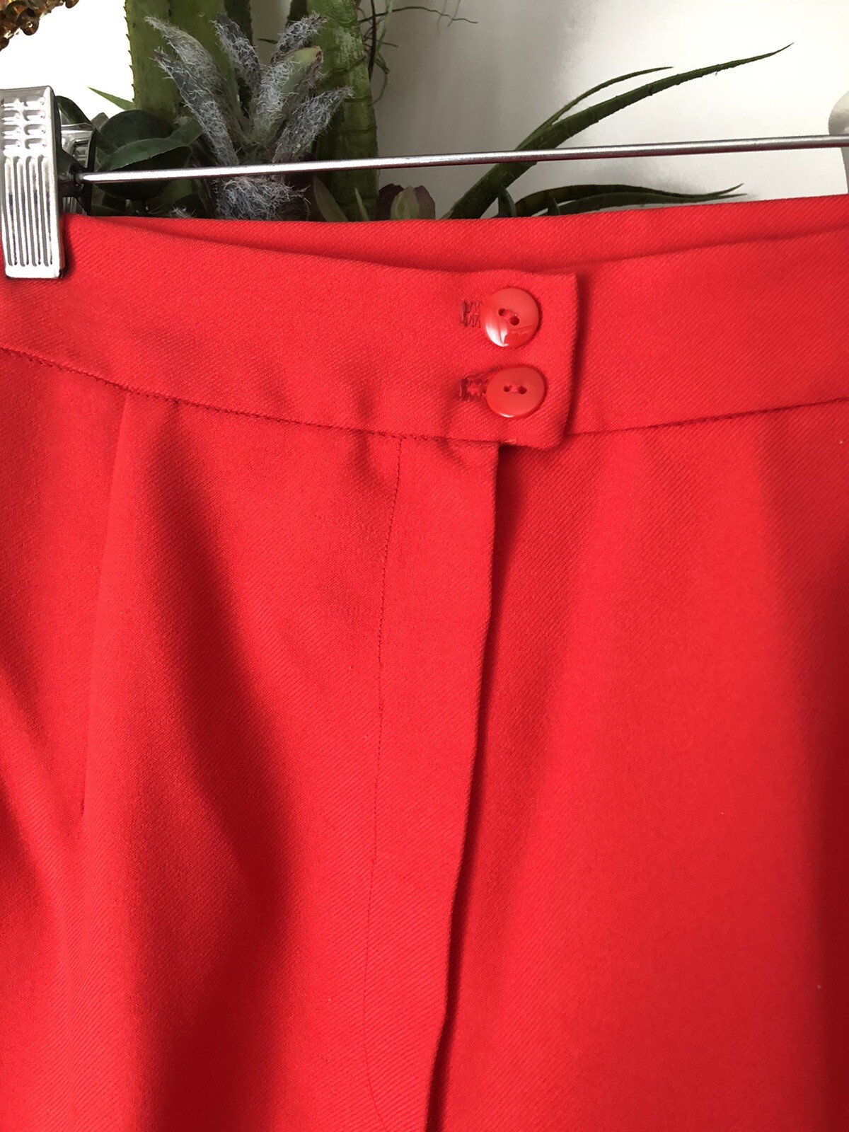 Vintage 70’s 60’s Madison red pleated pants slacks - Gem