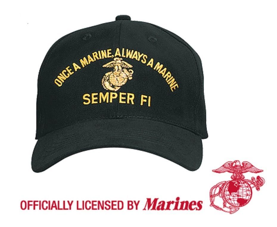 US Marine Corps Once a Marine Always a Marine Ball Cap USMC OEF OIF Vet ...