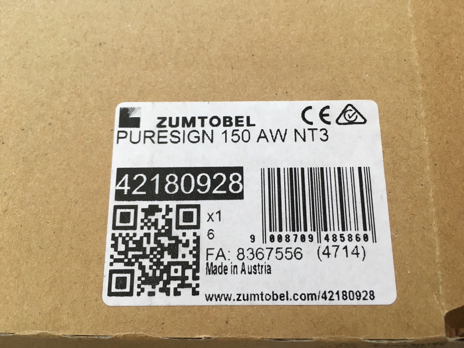Zumtobel Puresign 42180928 150 AW NT3 | eBay UK