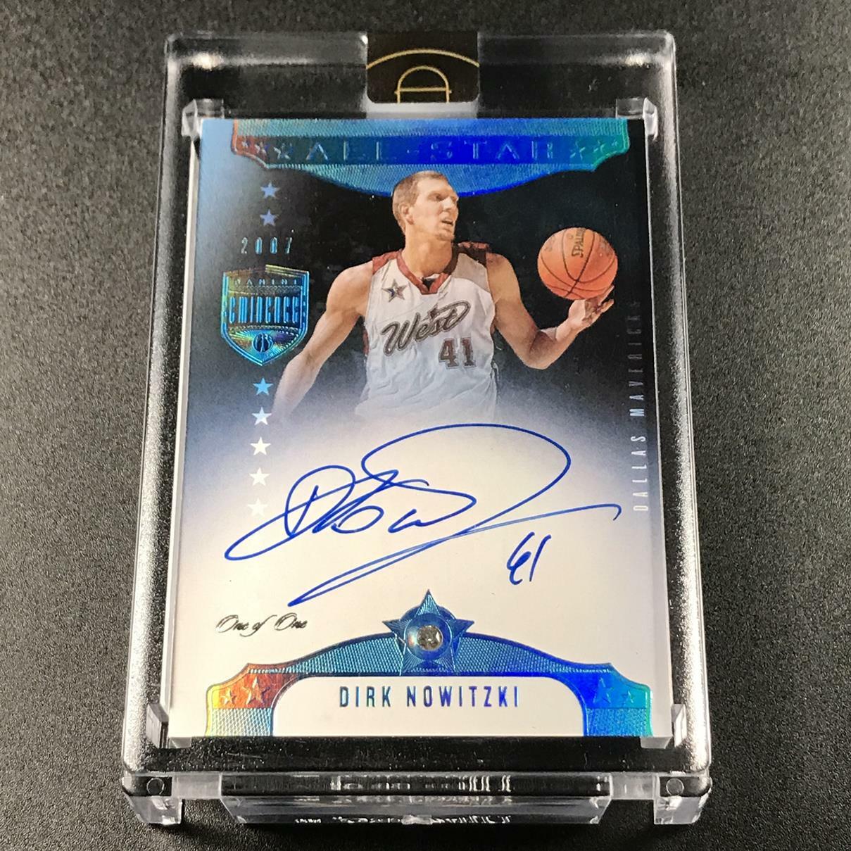 DIRK NOWITZKI 2019 PANINI EMINENCE DIAMOND AUTOGRAPH AUTO 1/1 1of1 MAVS ...