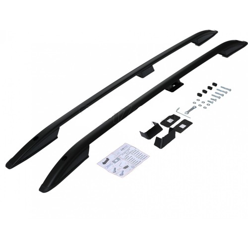 FIT FOR Range Rover HSE Vouge Roof Rails Luggage Port Black Side Rails ...