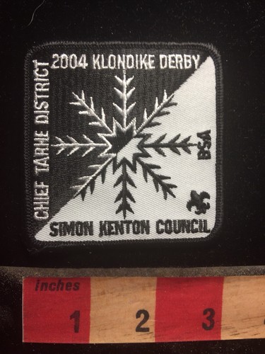 2004 Chief Tarhe District Simon Kenton Council KLONDIKE DERBY BSA Patch ...