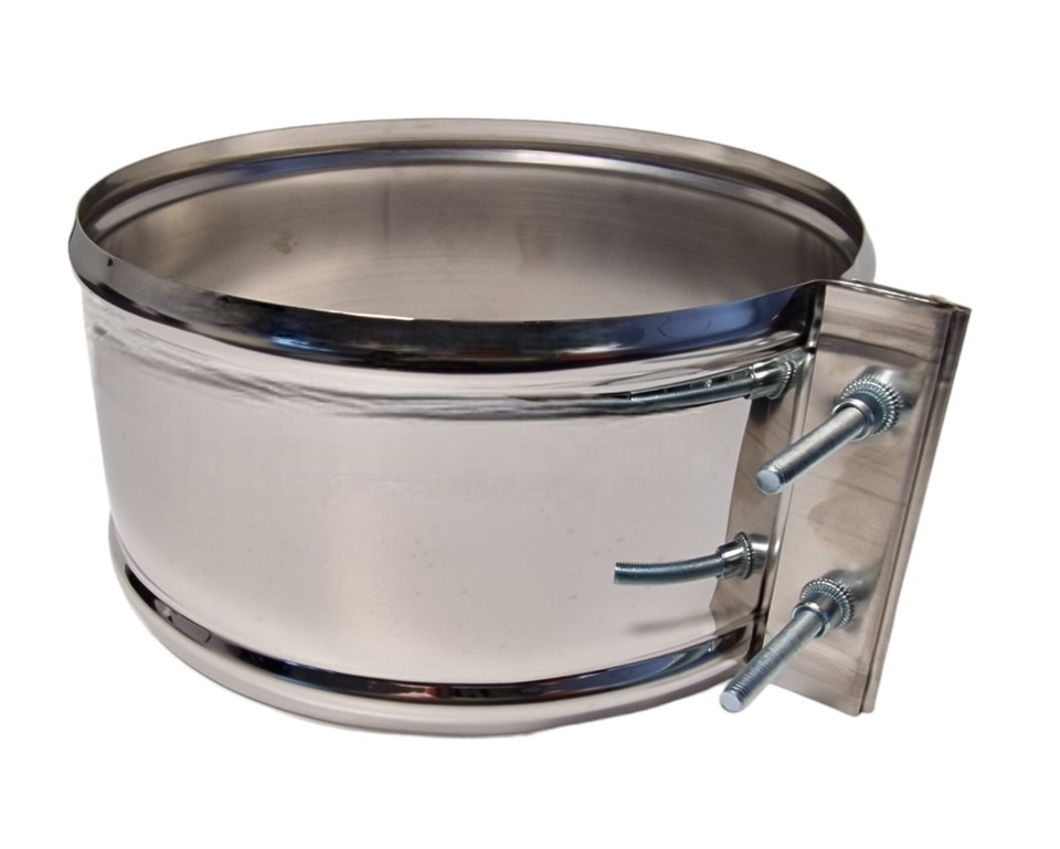 Twin Wall Pipe Structural Locking Band Stove Flue Liner Stainless Steel ...