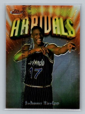 1997 Topps Finest Arrivals Bronze Johnny Taylor #196 Orlando Magic | eBay