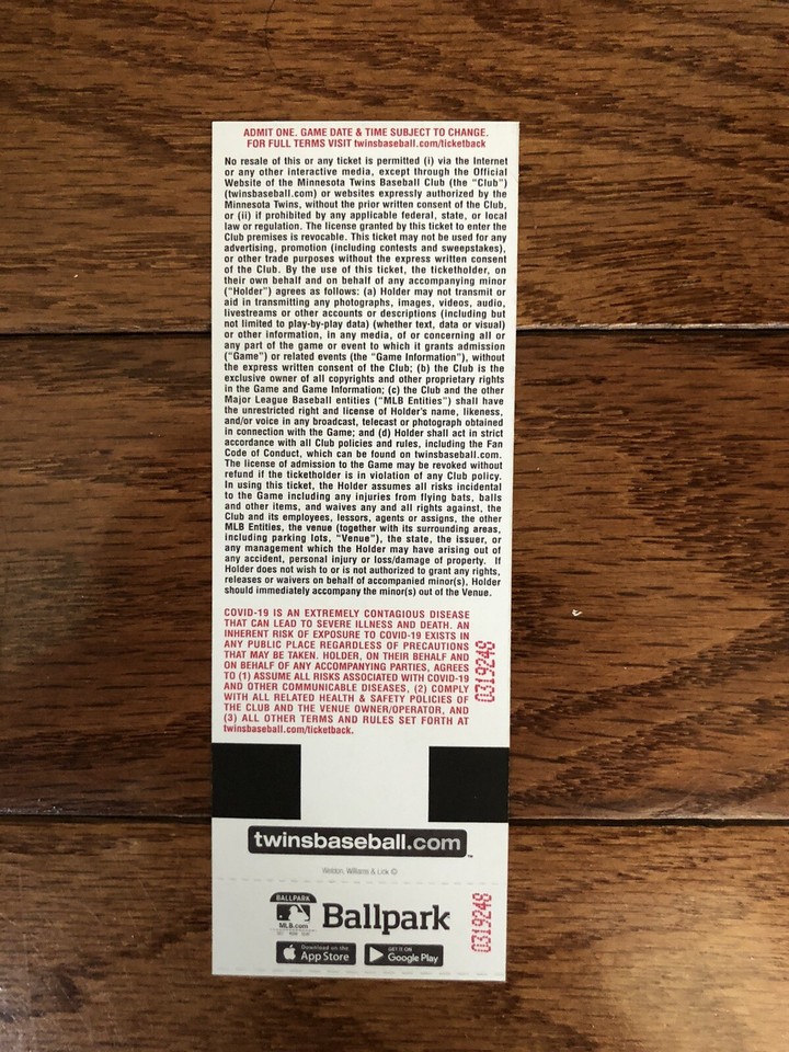 (1) Julio Rodriguez JRod MLB First Game Debut Ticket 4/8/22, NOT 4/7 ...