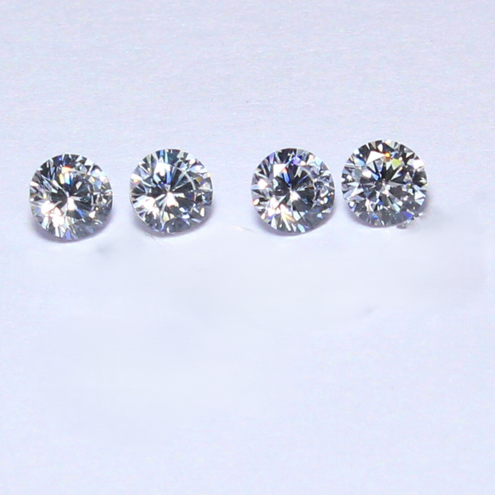 Lab Grown Diamond White Color 5mm Round Diamond Cut 1pc | eBay