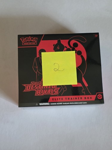 POKEMON TCG DESTINED RIVALS FACTORY SEALED-ELITE TRAINER ETB BOX | eBay