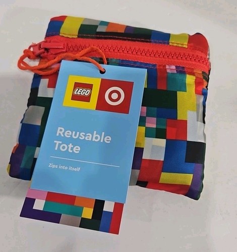 LEGO Reusable Brick Tote Bag Compact, Lightweight, Target Collection ...
