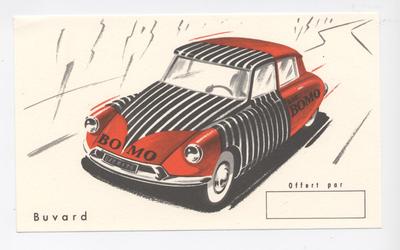 RARE BUVARD BAS BOMO CITROEN DS VOITURE OLD ADVERTISING BLOTTER | eBay