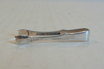 WONDERFUL VINTAGE "TIFFANY & CO." STERLING SILVER MINIATURE SUGAR TONGS ...