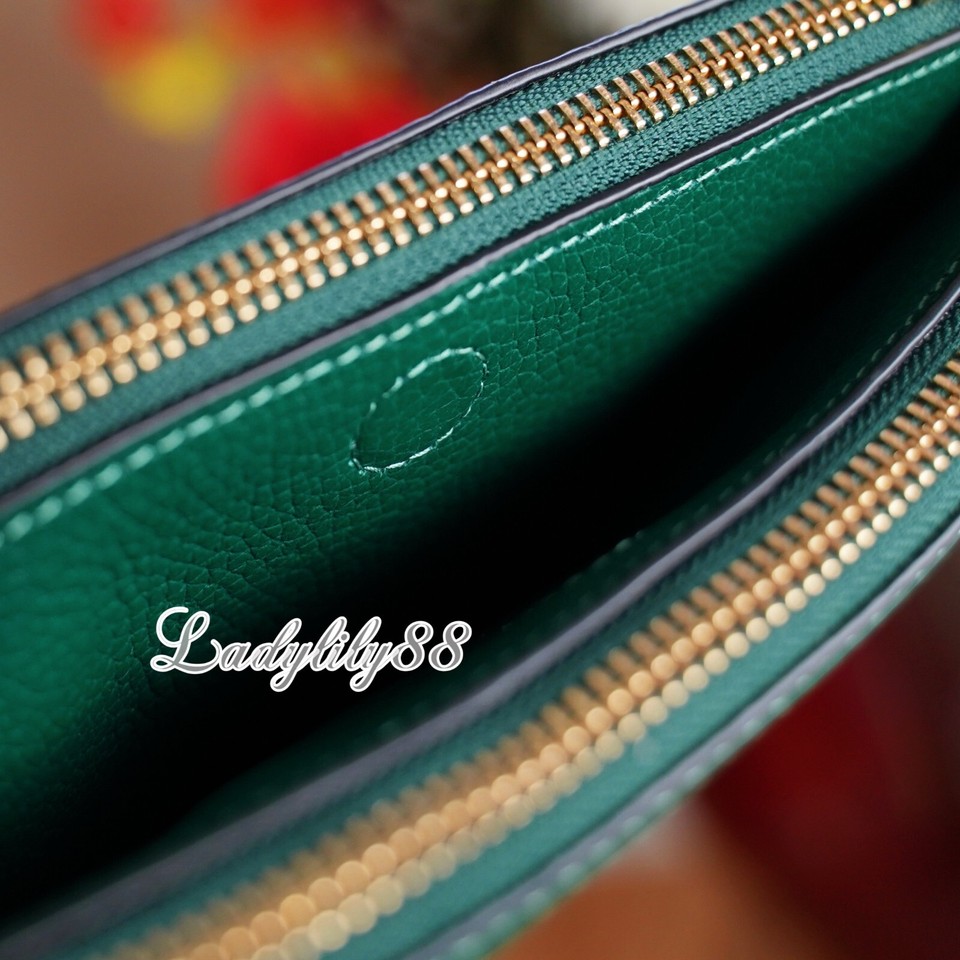 NWT Coach CJ789 CJ790 Double Zip Crossbody in Refine Pebble Leather ...