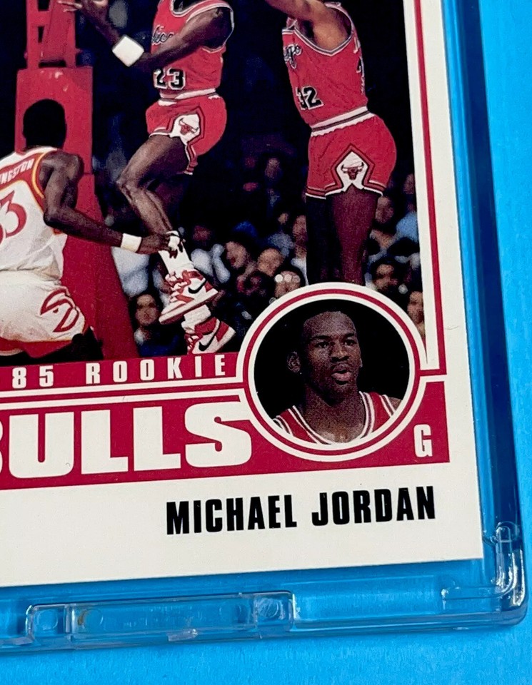 Michael Jordan ROOKIE SEASON AUTHENTIC CARD VERY RARE BULLS JERSEY #23 ...