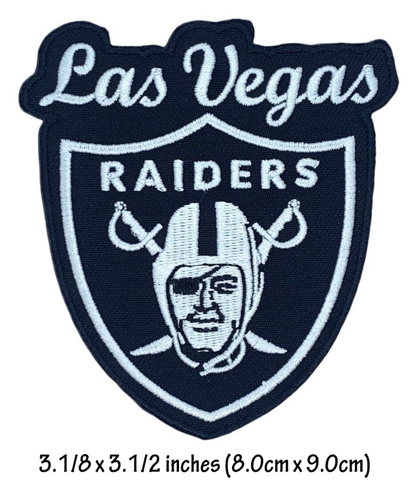Raiders Football Logo Embroidery Patches ,iron ,sew *TH- USA BY USPS ...