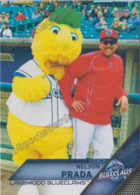 2017 Lakewood BlueClaws Nelson Prada Philadelphia Phillies CO | eBay