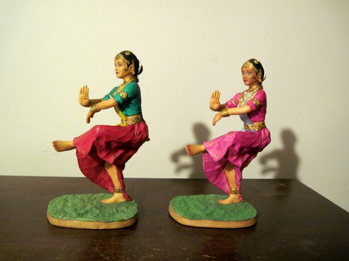 2 Images of the East "The Indian Classical Dance" Selcraft Figurines ...