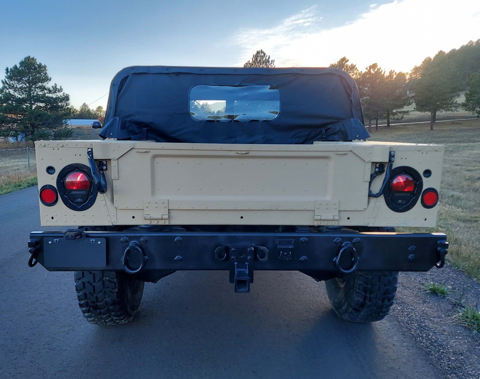 2003 HUMVEE M1097A2 OPENTOP SOFT TOP CONVERTIBLE CARC TAN W/ X-DOORS ...