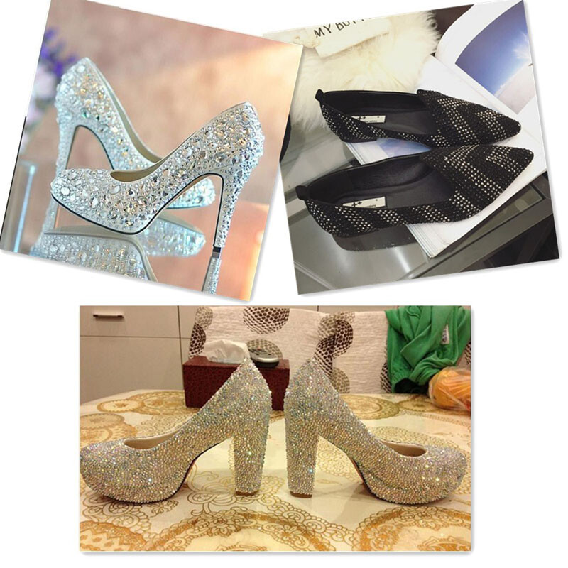 Moonlight hotfix rhinestone flatback crystal strass stones fabric DIY ...