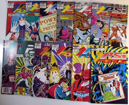 PSI-Force Lot 12 #18, 19, 20, 21, 22, 24, 25, 26, 27, 28, 31, 32 Marvel (1988) | eBay
