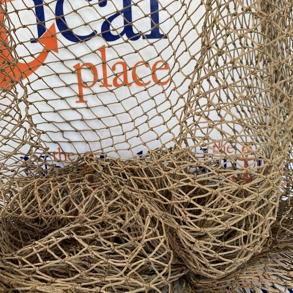 Real Used Fish Net - 10' x 10' - Traditional Fishing Net - Old ...