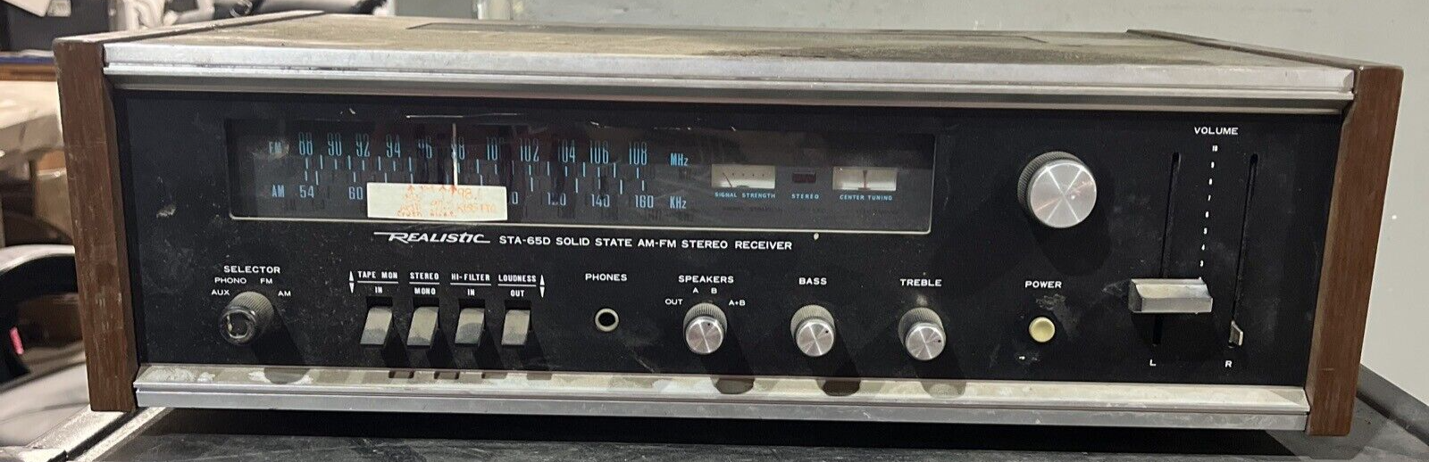 VINTAGE REALISTIC STA-65D SOLID STATE AM-FM STEREO RECEIVER | eBay