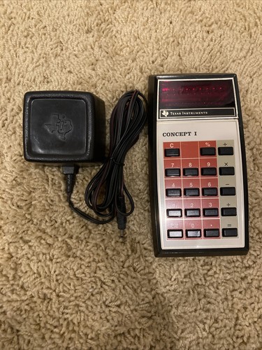 Texas Instruments CONCEPT I 1 with Original AC Adapter - Tested Working ...