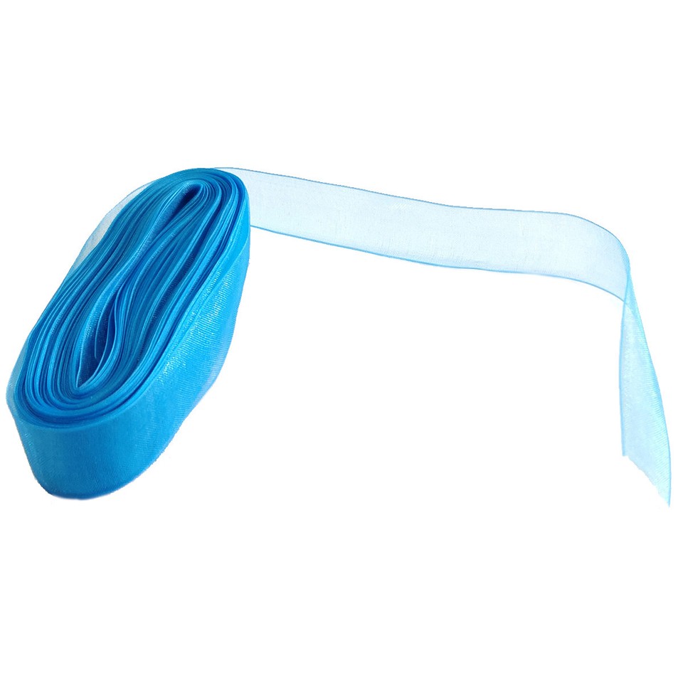 Nastro In Organza 20M Per Fai Da Te Matrimonio 6Mm 10Mm 15Mm 25Mm 38Mm ...