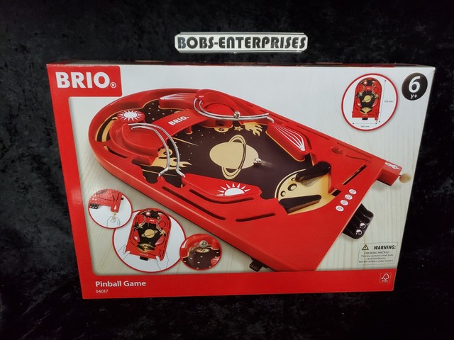 BRIO 34017 Pinball Game | a Classic Vintage Arcade Style Tabletop For ...