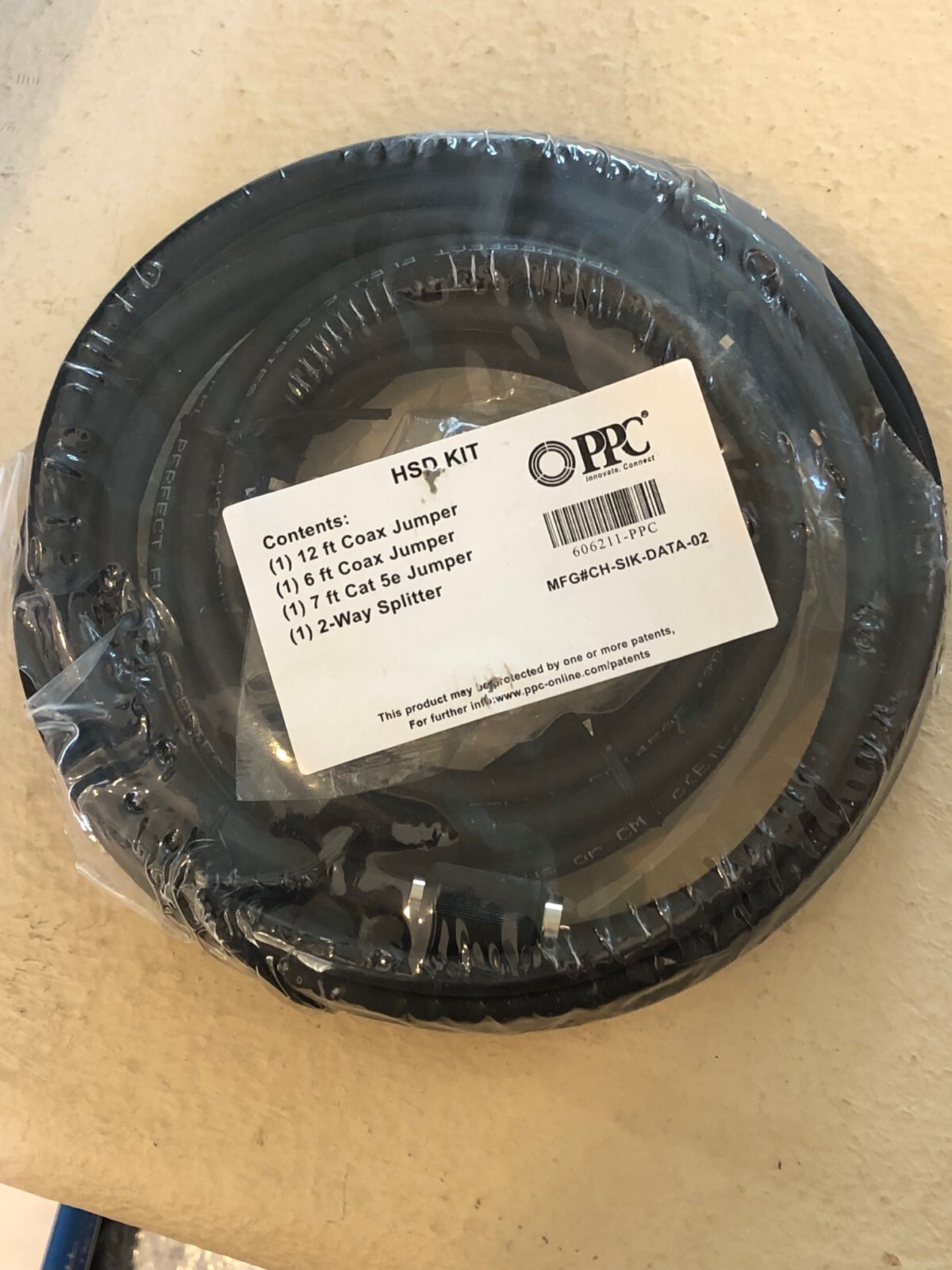 HSD KIT by PPC Innovate Connect | Coax Cable Jumpers, Cat 5e, 2-way ...