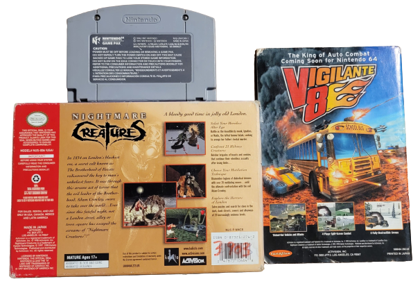 Nightmare Creatures (Nintendo 64 N64) Complete CIB! Tested Works ...