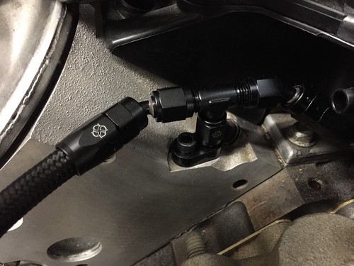 LS3SVBSS Steam Vent Kit 4 AN / Complete LS3 L99 Coolant Crossover ...