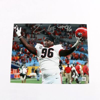 Zion Logue Signed 8x10 Georgia Bulldogs | eBay