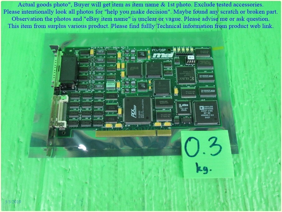 MEI PCI/DSP A036-0004, Motion Controller Card as photo,sn:1049, lφo ...
