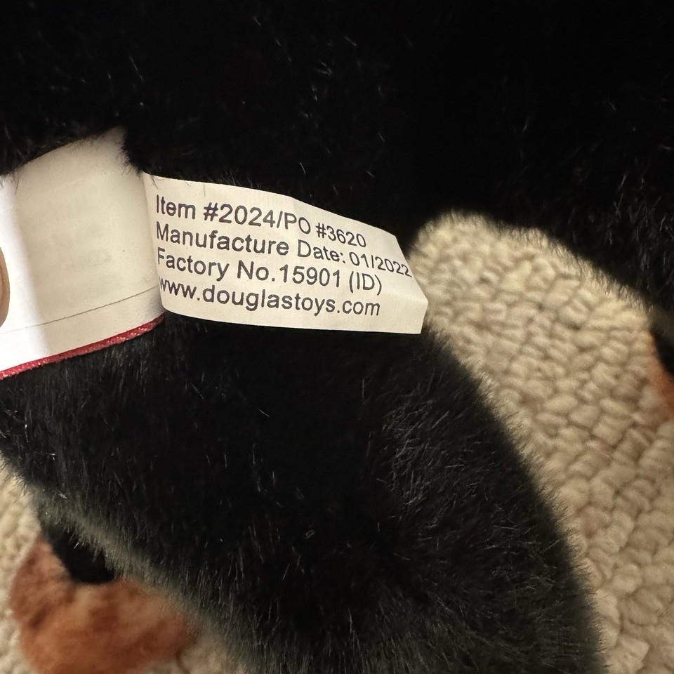 Douglas Twister the Plush Black LAB Tuxedo Labrador Dog Cuddle Toys ...