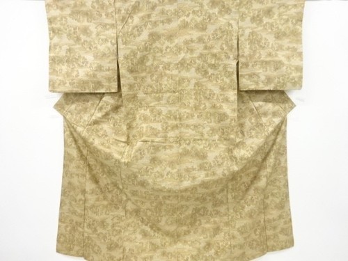25662# JAPANESE KIMONO / OMESHI / NISHIJIN-ORI / WOVEN TREES | eBay