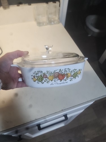 Vintage Corning Ware Pyrex 1970’s 2 QT La Marjolaine Casserole SEE ...