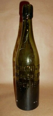 GERMAN WWII WEHRMACHT ALCOHOL RATION - BEER BOTTLE, ORIGINAL FIELD ...